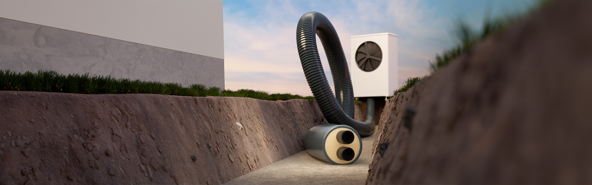 FLEXSTAR – Hochflexibles Wärmepumpenrohr | BRUGG Pipes