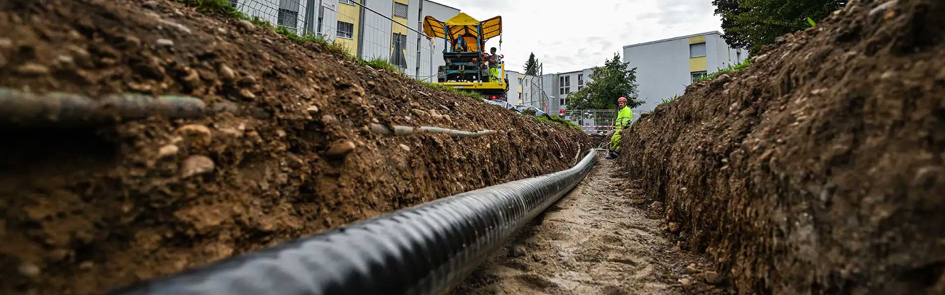 CASAFLEX district heating pipe with high pressure + temperature resistance | BRUGG Pipes