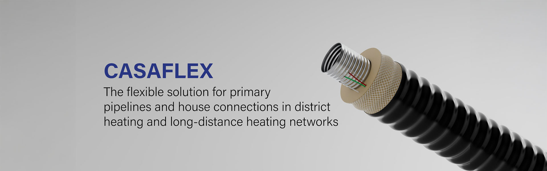 CASAFLEX District Energy & Steam Condensate Pipe | BRUGG Pipes